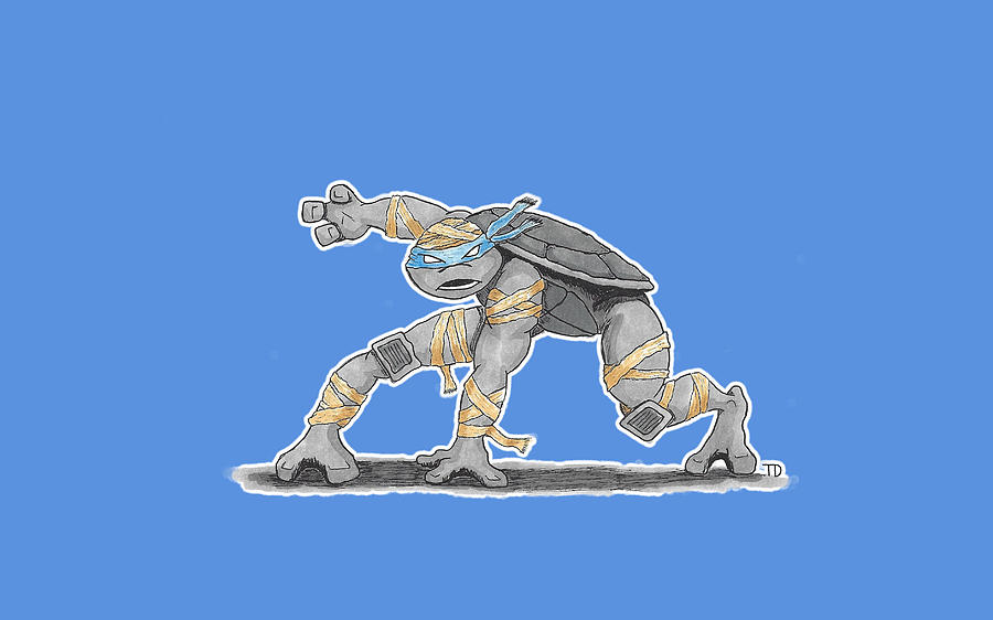 Ninja Mummy Drawing by Travis DeVore - Fine Art America