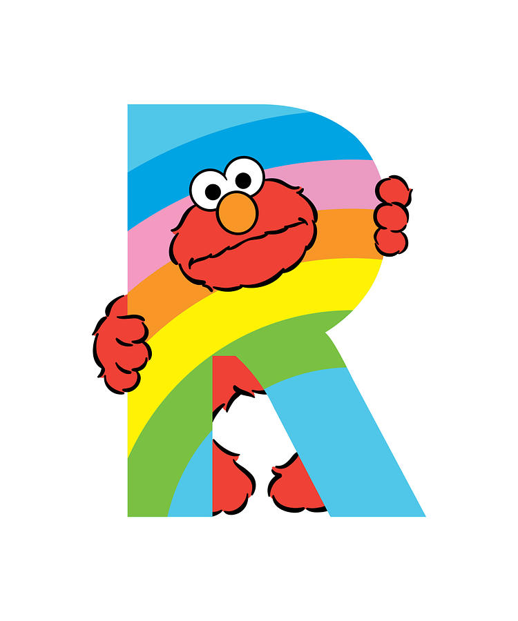 No97 Sesame Street Elmo Alphabet minimal movie poster-part 36 Digital Art by Khao Shirt - Fine ...
