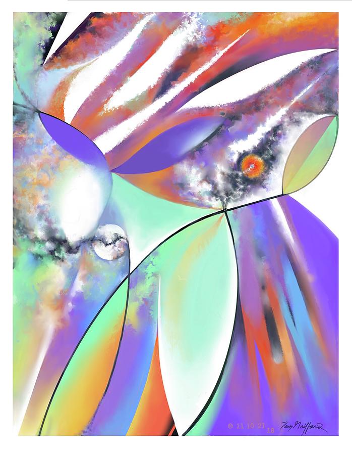 Nonobjective Polychrome Digital Art by Thomas Griffard