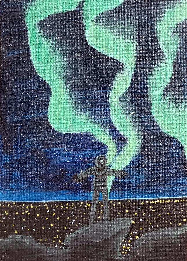 Northern lights Painting by Ruth Lear - Fine Art America