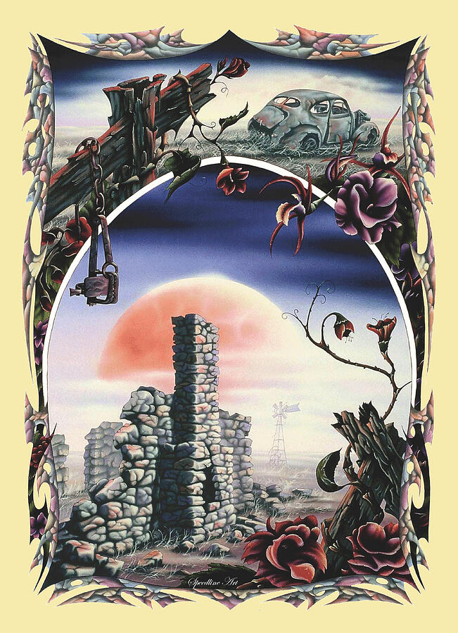 Nullarbor Rustic Painting by Geoffrey Smith - Fine Art America