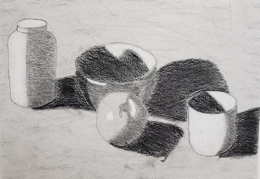 Objects under a light source Drawing by Lamoy Gordon - Fine Art America