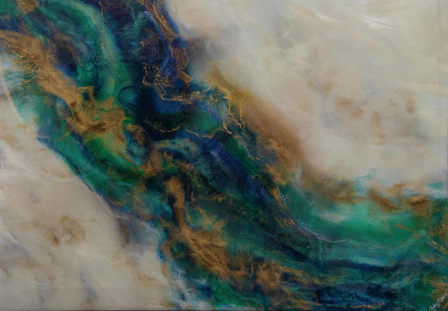 Ocean Breeze Mixed Media by Ruby Marr - Fine Art America