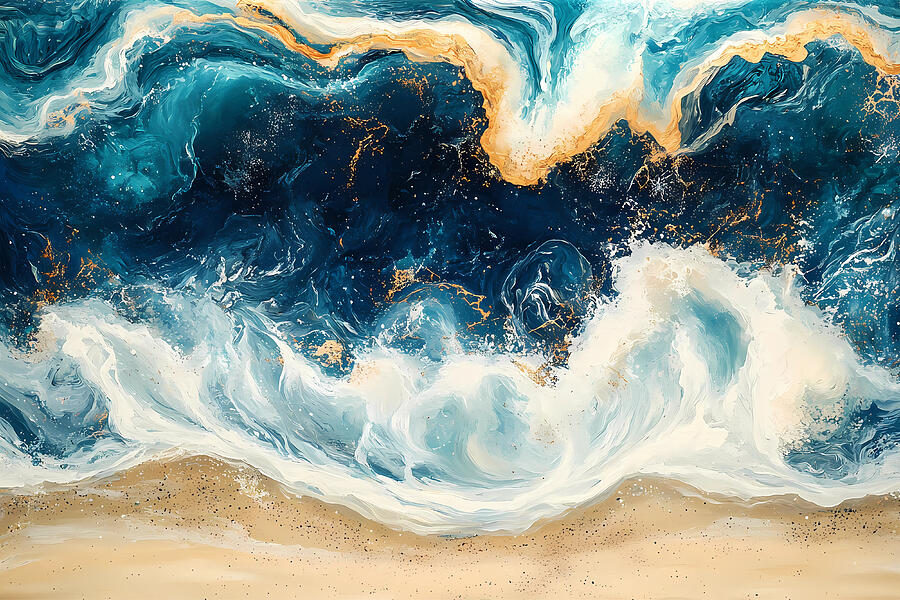 Oceanic Flow Digital Art by Dream Stuff - Fine Art America