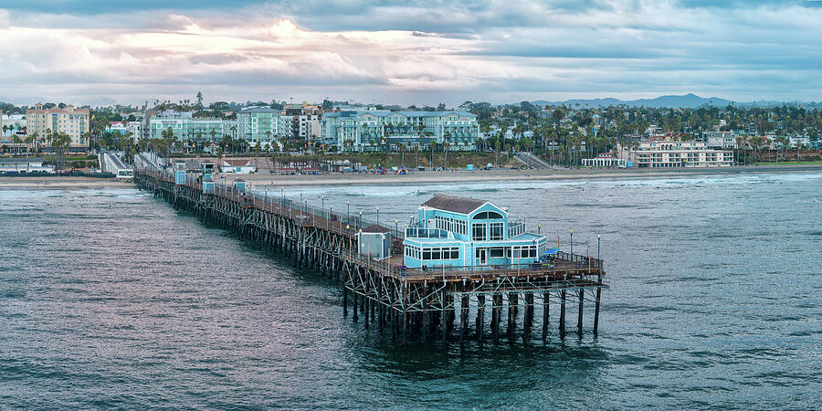 Oceanside Pier and Hotels Photograph by Roy Kerckhoffs - Fine Art America