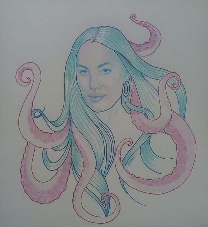 Octopus Mixed Media by Rahul Shakya - Fine Art America