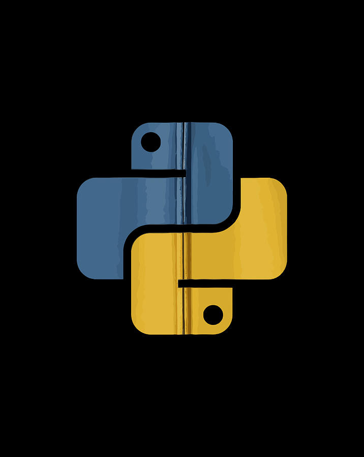 Official Python Logo For Developers Zip Gift Items Digital Art by Linh ...