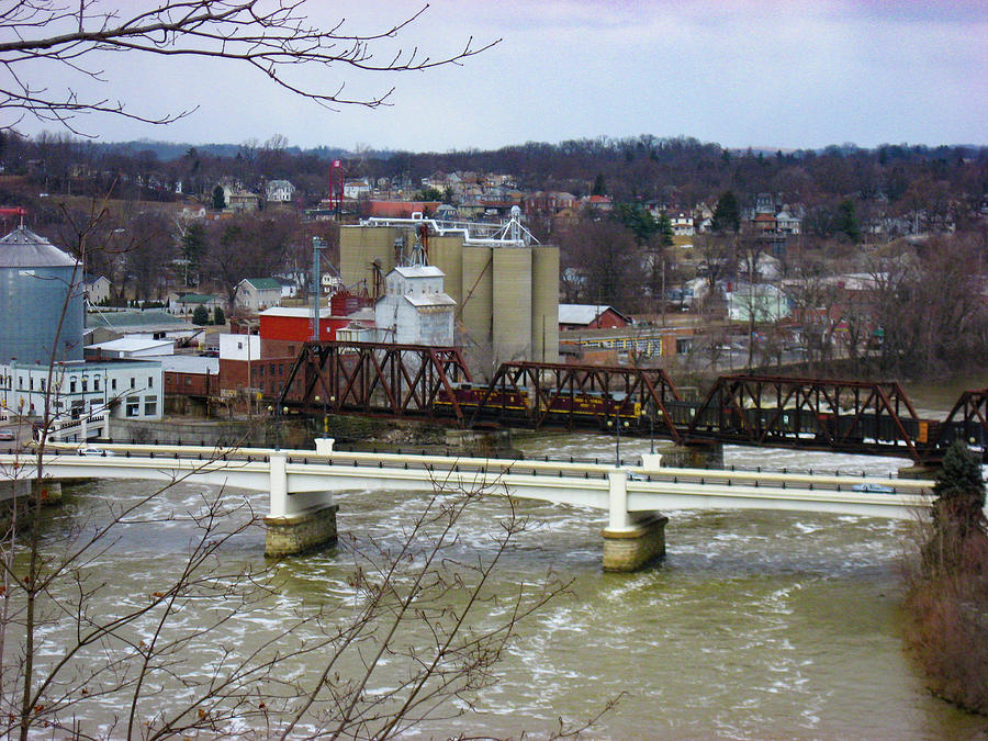 OHCR 4025 on Y-Bridge Zanesville, Ohio Photograph by Julie A Murray - Fine Art America