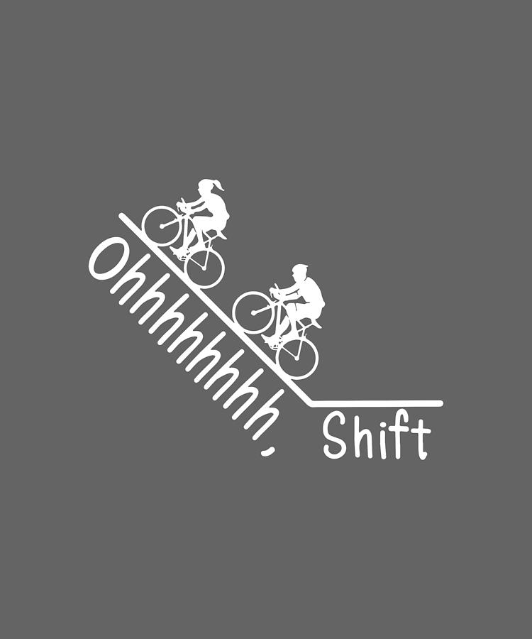 Ohhhhh Shift Bike Ride Black White Healthy Bike Digital Art by Duong Ngoc son