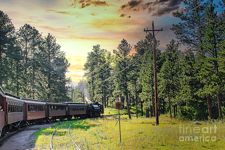 Oil Fired Steam Train Photograph by Ricida American Photo Art - - Fine ...