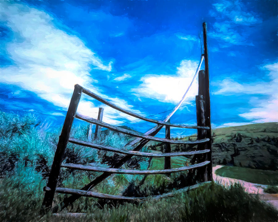 Old Gate Digital Art by Rob Olson - Pixels