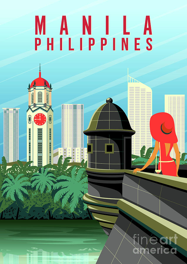 Old Manila, Philippines Digital Art by Alver Studio - Fine Art America