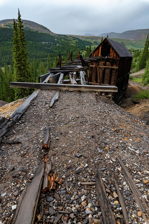 Old Mining Structure Photograph by Ben Ford - Pixels