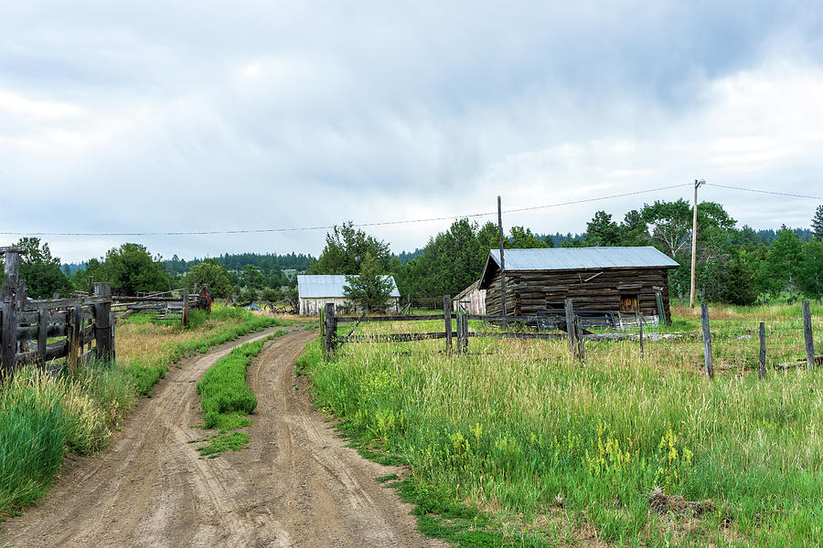 Old Ranch Buildings Photograph by Gerald Mettler - Fine Art America