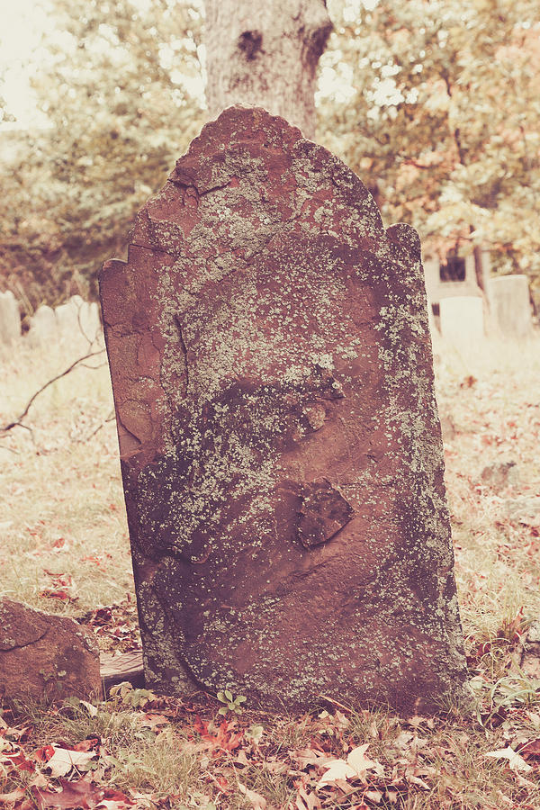 Old Tombstones in Cemetery Photograph by Erin Cadigan - Fine Art America
