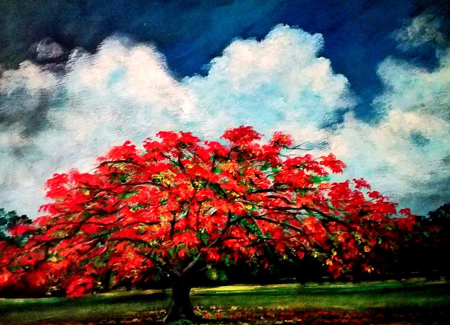 Old tree Painting by Larry Palmer - Fine Art America