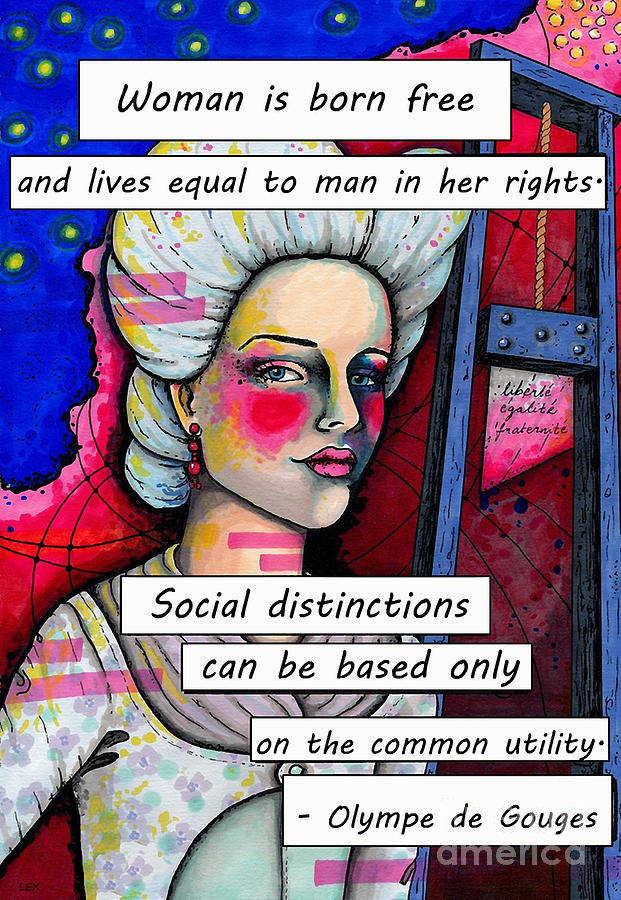 Olympe de Gouges Digital Art by Bui Thai