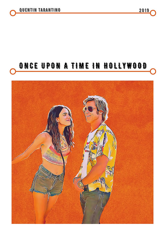 Once Upon A Time In Hollywood Movie Poster 1 70s Painting by Rebecca ...