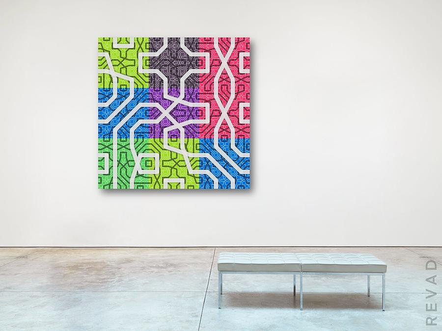 ONE PANEL - CONNECTED GALLERY by REVAD CODEDIMAGES Drawing by EiT ...