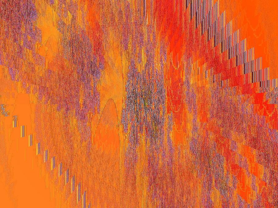 Orange Experiment 2 Digital Art by Sherrie Larch | Fine Art America