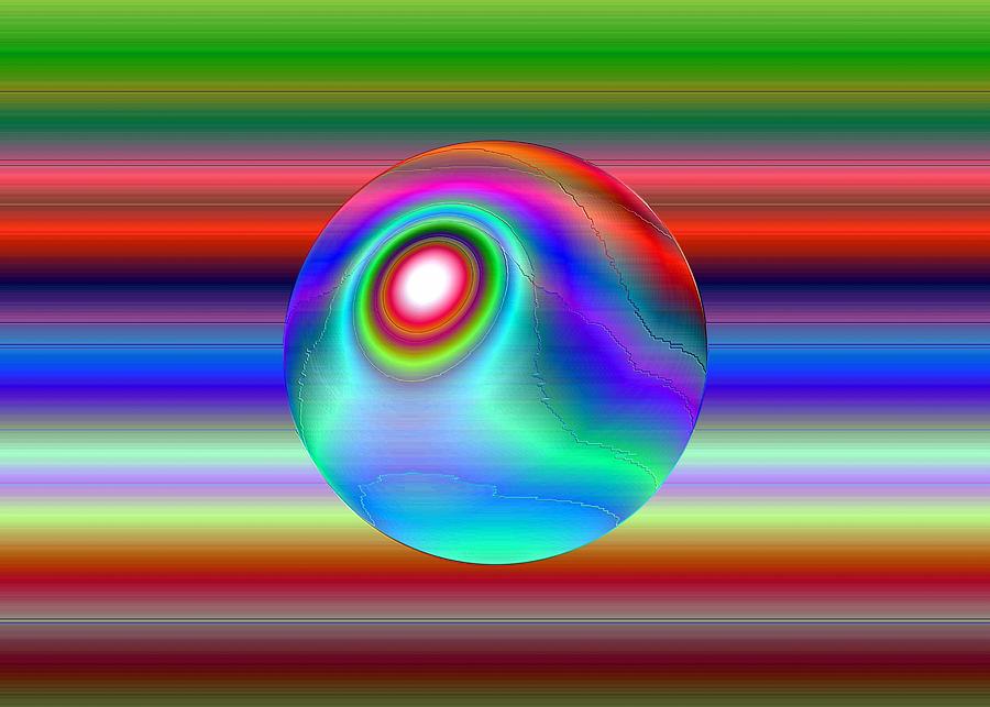 Orb Gradient Color Background Texture Digital Art by Sky Cloud Pics ...