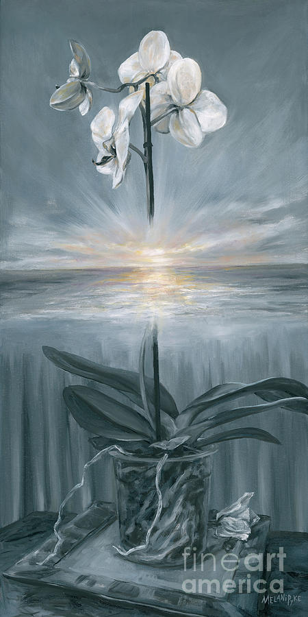 Orchids Sunset Split Painting by Melani Pyke - Pixels Orchids Sunset Split Painting by Melani Pyke - Pixels