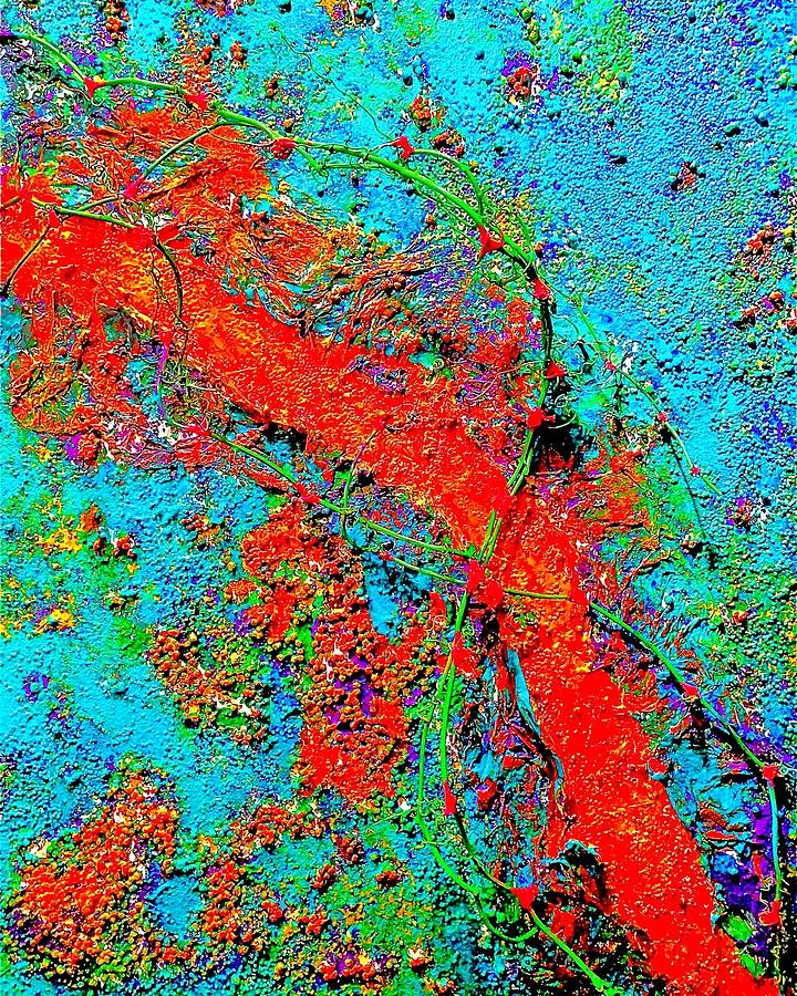 Organic Composition #7 Mixed Media by Jesus Quezada - Fine Art America