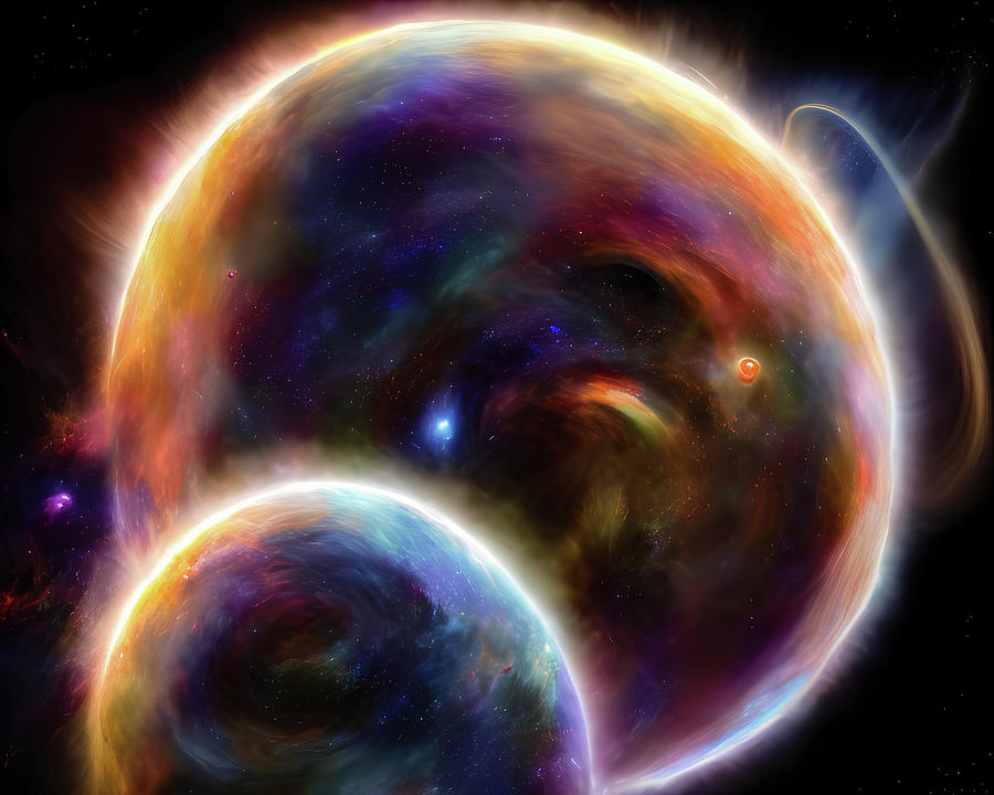 Outer Space digital art 076 Digital Art by VR Vision - Pixels