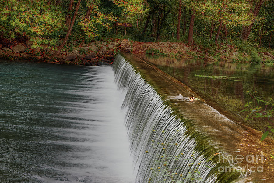 Overflow Dam on the Current River Side View Photograph by Larry Braun ...