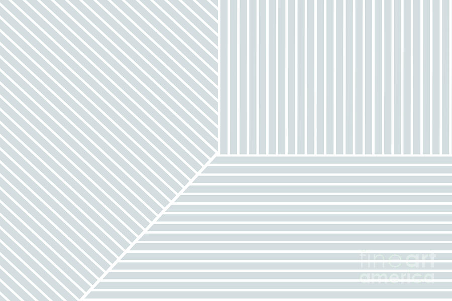 Pale Blue White Minimal Modern Stripe Pattern Pairs Valspar 2023 COTY ...