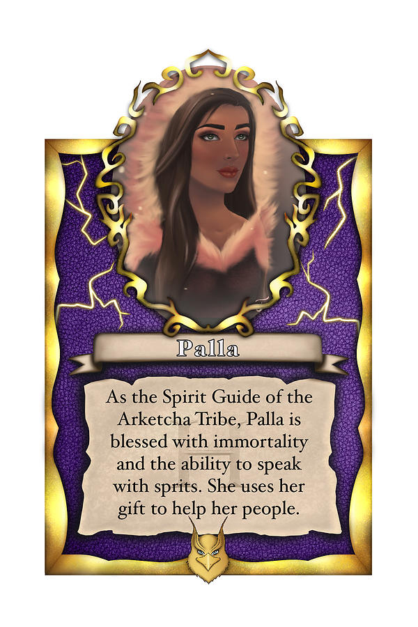 Palla Trading Card - HALE Series Digital Art by JK Noble - Fine Art America