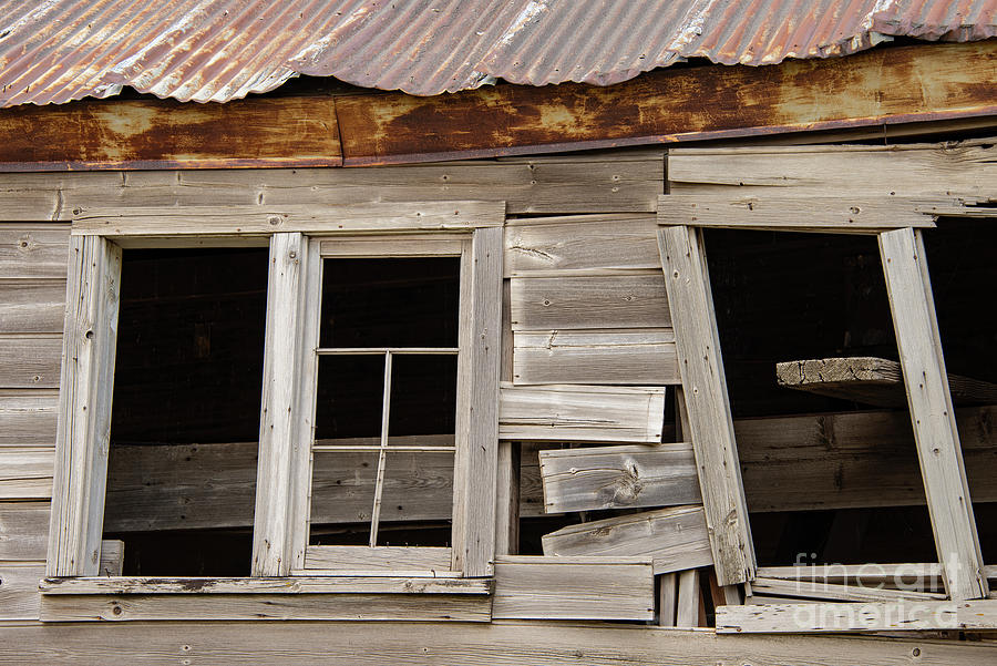 Palouse Grain Elevator Window Frames Photograph by Bob Phillips - Pixels
