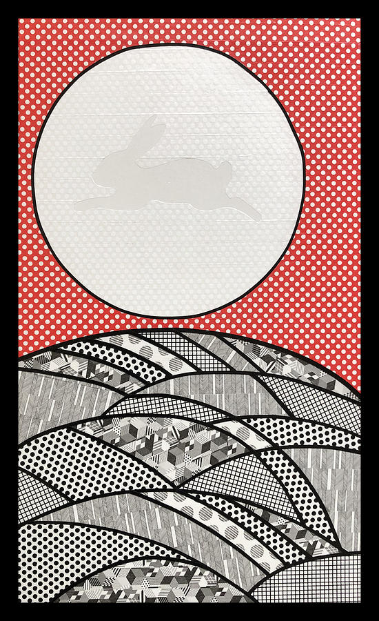 Pampas Under The Full Moon Drawing By Chiho Harazaki Pixels