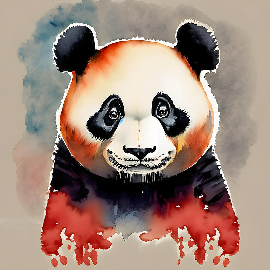 Panda Digital Art by Creative Heaven - Fine Art America