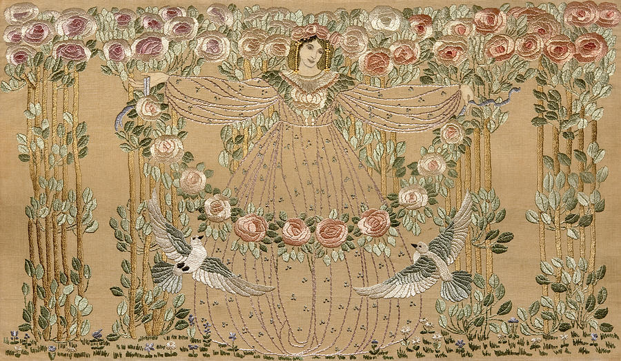 Panel Painting by Ann Macbeth - Pixels