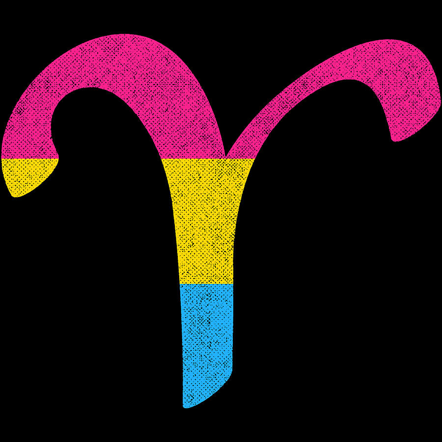 Pansexual Aries Pride Flag Zodiac Sign Digital Art By Patrick Hiller
