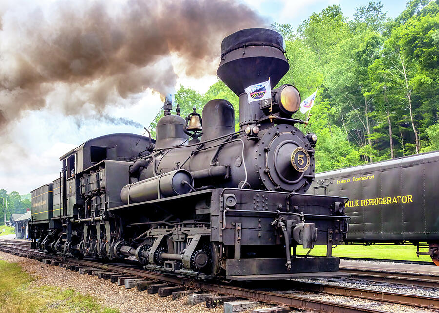 Parade of Steam - Shay Locomotive No. 5 - Cass Scenic Railroad ...