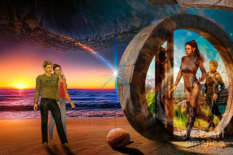 Parallel worlds... xz Digital Art by Shadowlea Is - Fine Art America