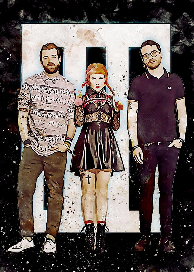 PARAMORE Poster Painting by Lloyd Ruby - Fine Art America