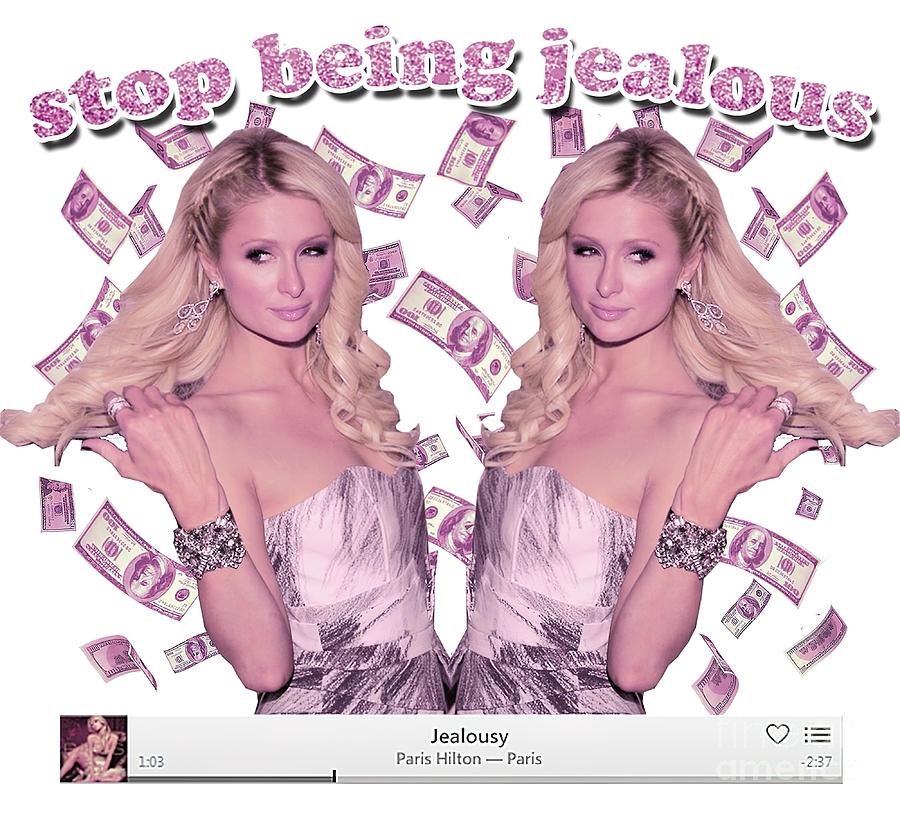 Paris Hilton Stop Being Jealous Art Painting by Rob Kelly - Fine Art ... Paris Hilton Stop Being Jealous Art Painting by Rob Kelly - Fine Art ...