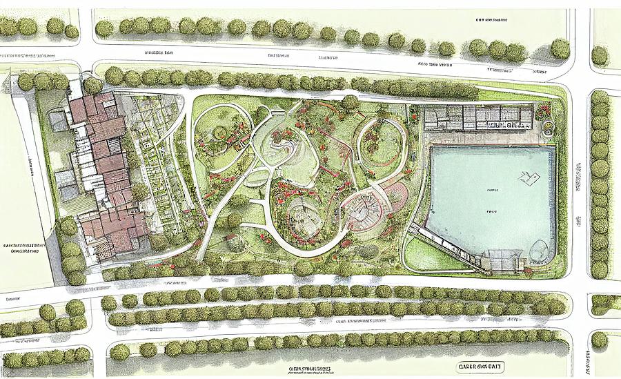Park Plan Digital Art by Gnu Attitude - Fine Art America