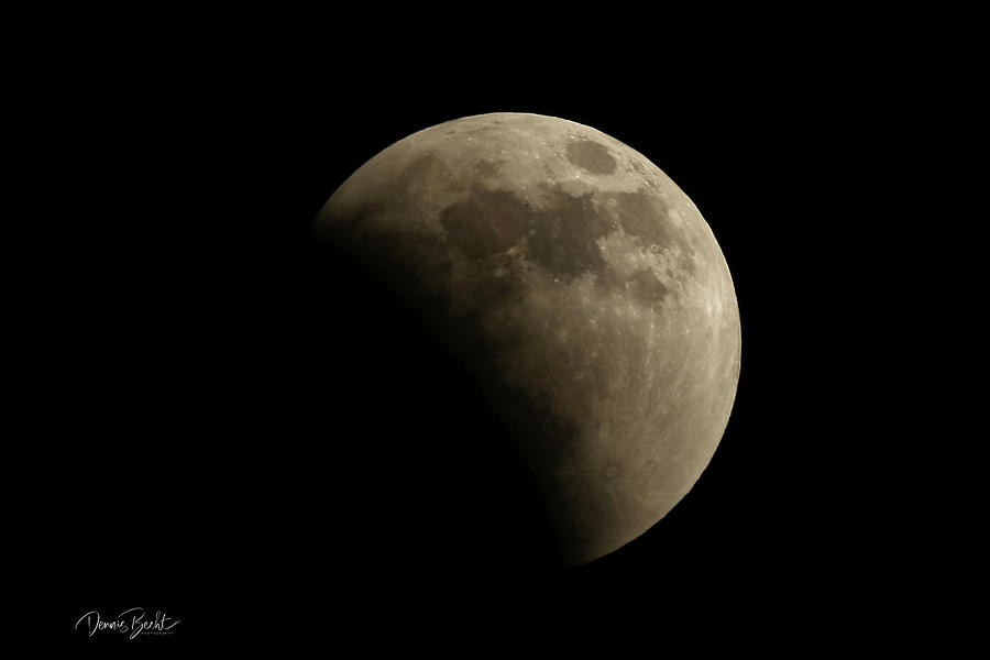 Partial Eclipse Photograph by Dennis Becht - Fine Art America