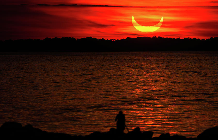 Partial Solar Eclipse Photograph by Steve Schaum - Fine Art America