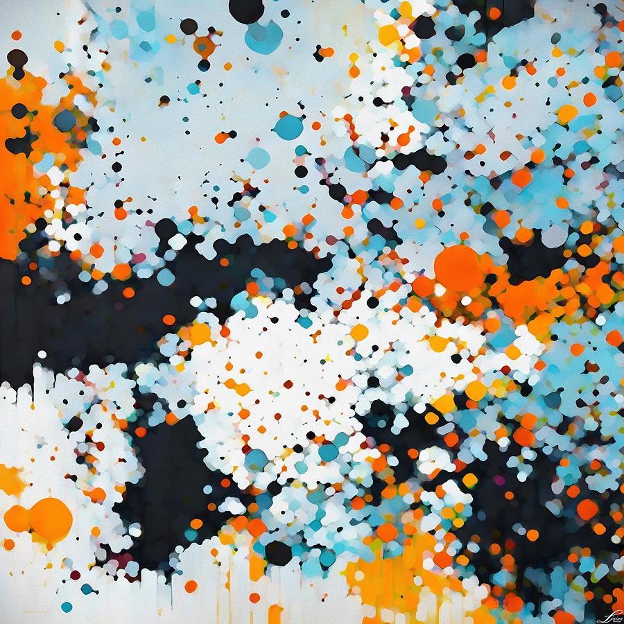 Particle Cluster Digital Art by Linina Designs - Fine Art America