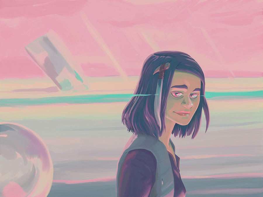 Pastel glass Digital Art by Alfredo Carrillo | Fine Art America