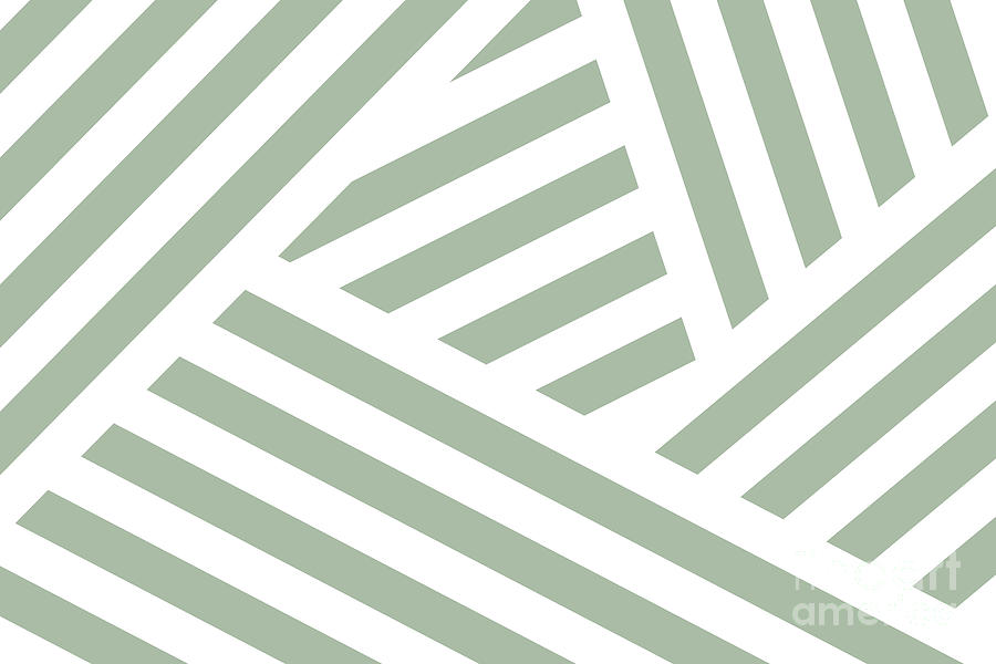 Pastel Green White Abstract Stripe Pattern Pairs Valspar 2023 COTY ...
