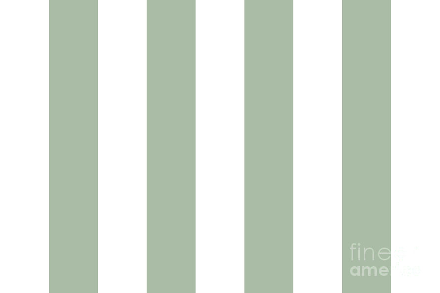 Pastel Green White Minimal Vertical Stripe Pattern Pairs Valspar 2023 ...