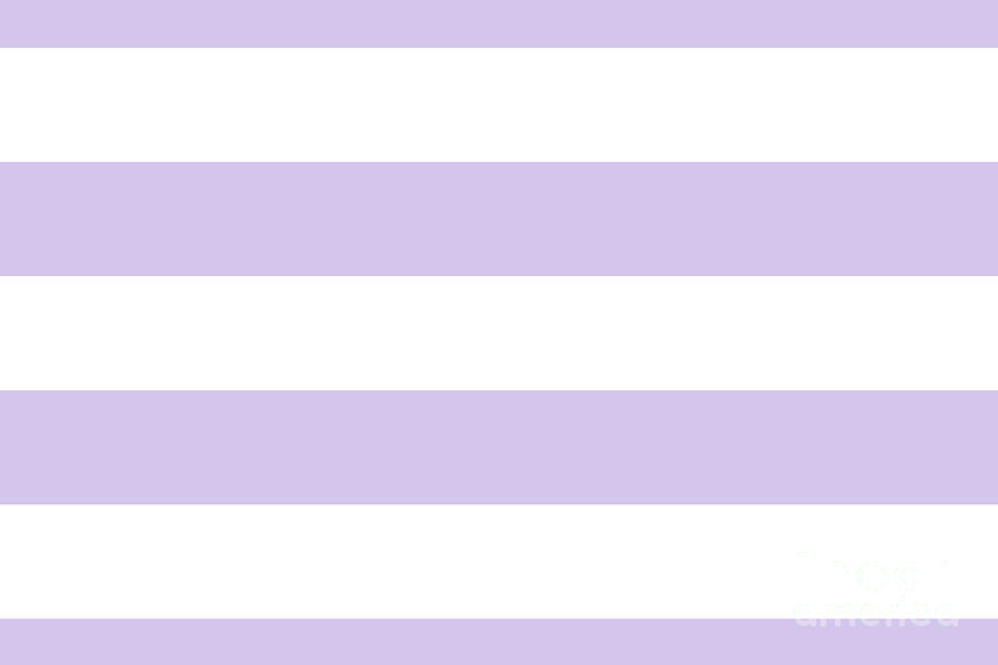 Pastel Purple White Minimal Horizontal Stripe Pattern Pairs 2023 COTY ...