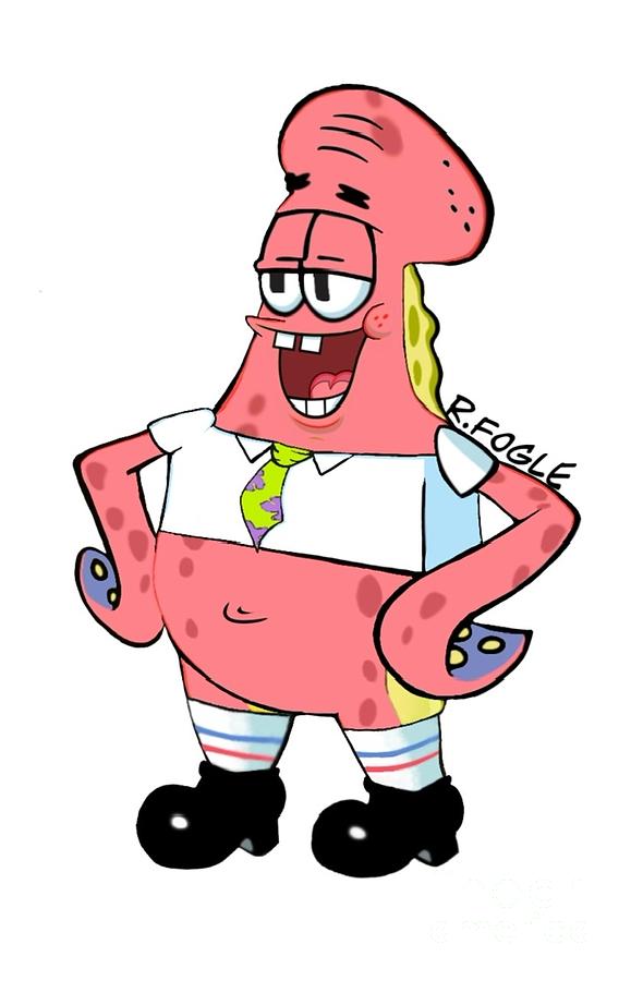 Pat-Squid-Bob Digital Art by Rebekah Fogle - Pixels