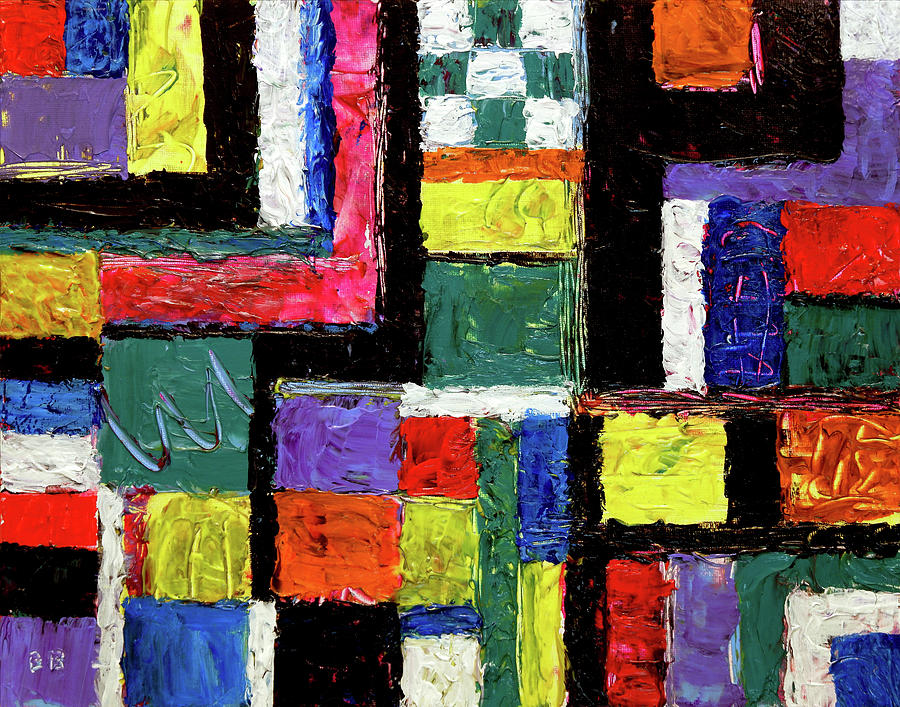 Patchwork Abstract Painting by Bruce Bodden - Fine Art America